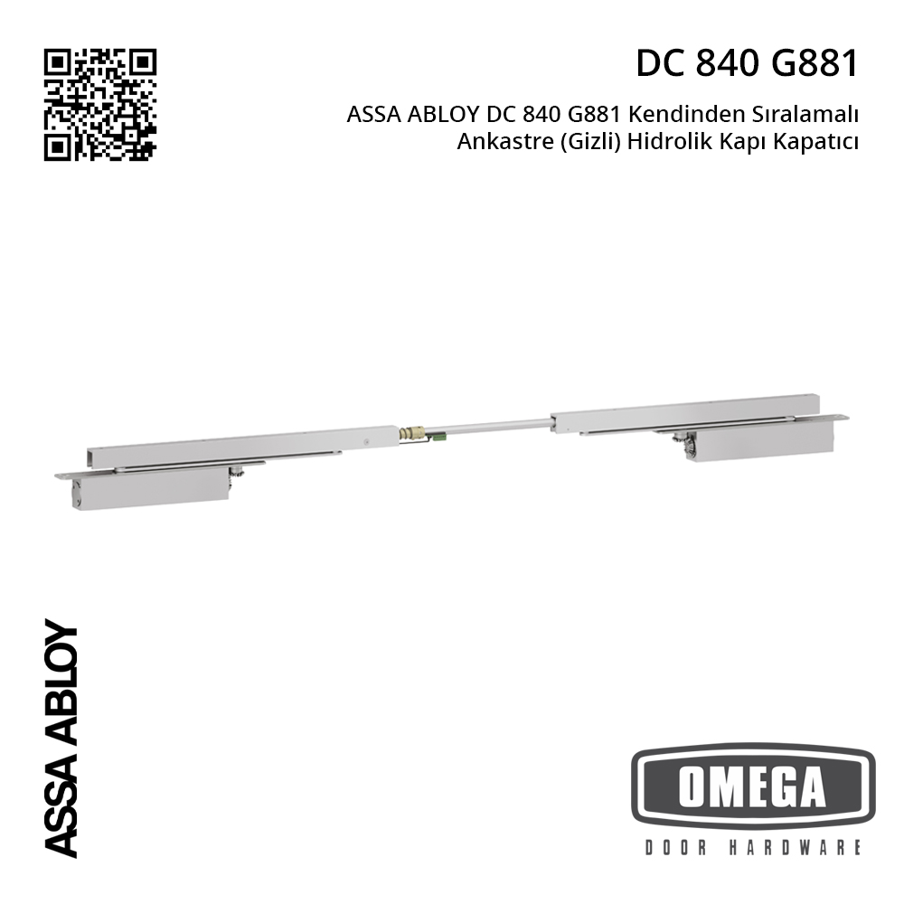 ASSA ABLOY DC 840 G881 Kendinden Sıralamalı Ankastre (Gizli) Hidrolik ...