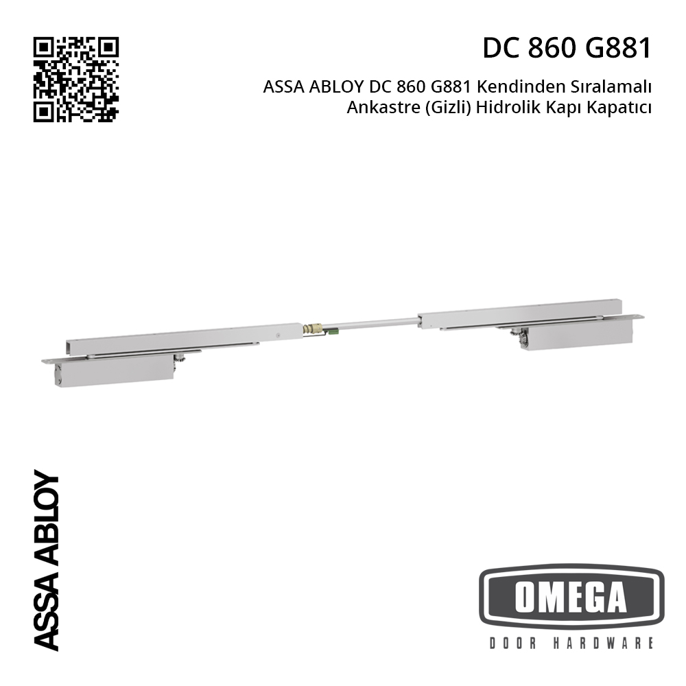 ASSA ABLOY DC 860 G881 Kendinden Sıralamalı Ankastre (Gizli) Hidrolik ...