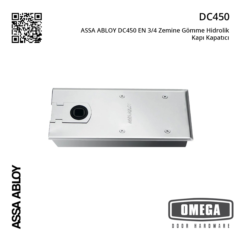 ASSA ABLOY DC450 EN 3/4 Zemine Gömme Hidrolik Kapı Kapatıcı - Omega ...