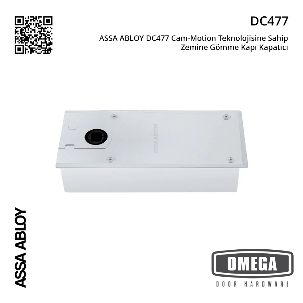 ASSA ABLOY DC477 Cam-Motion Teknolojisine Sahip Zemine Gömme Kapı Kapatıcı / Hidroliği - Omega ...