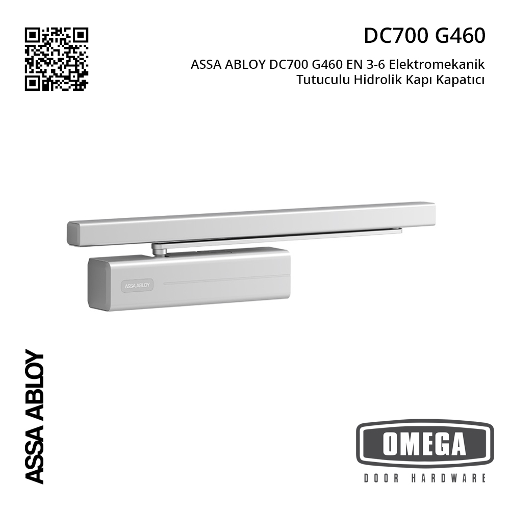 ASSA ABLOY DC700 G460 EN 3-6 Elektromekanik Tutuculu Hidrolik Kapı ...