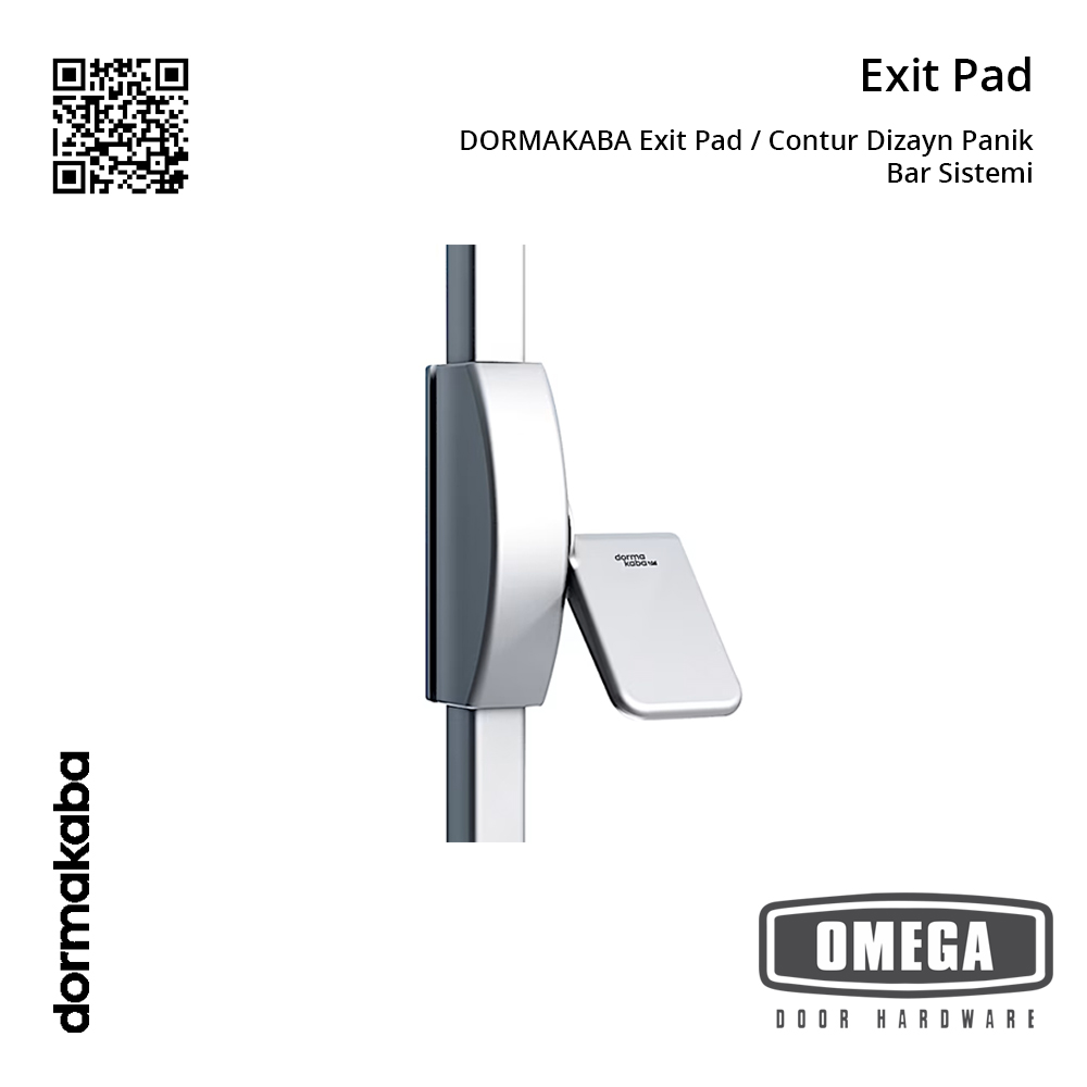 DORMAKABA Exit Pad / Contur Dizayn Panik Bar Sistemi - Omega Door Hardware