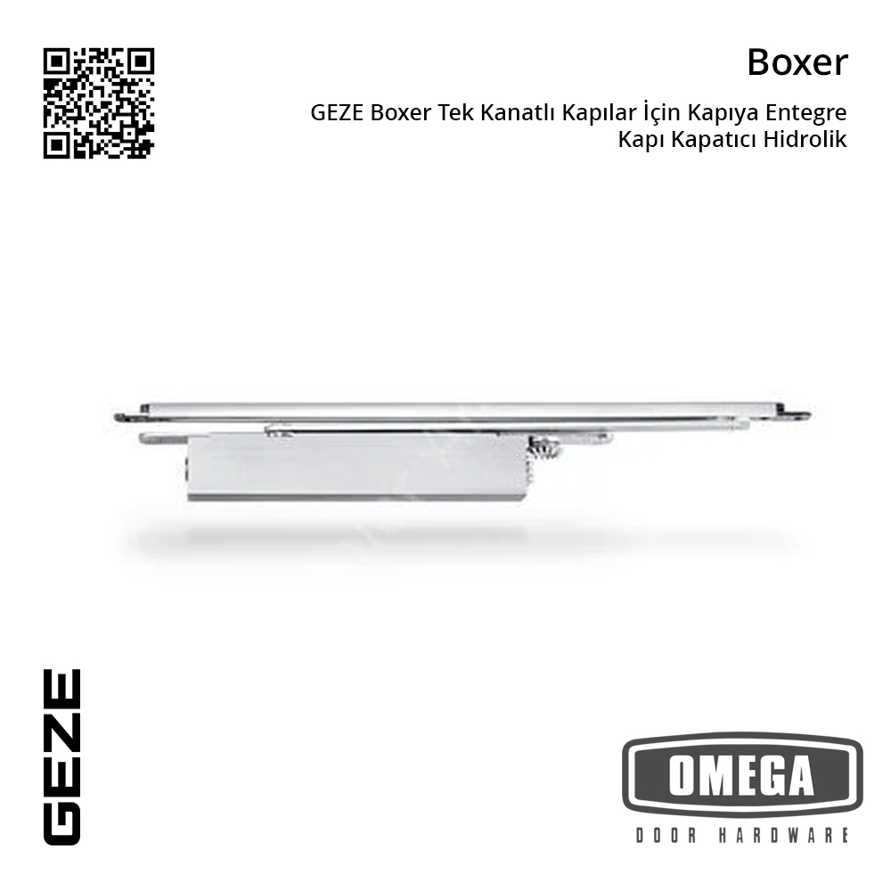GEZE Boxer Tek Kanatlı Kapılar İçin Kapıya Entegre Kapı Kapatıcı ...