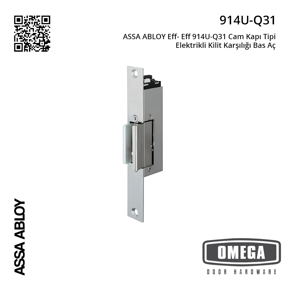 ASSA ABLOY Eff- Eff 914U-Q31 Cam Kapı Tipi Elektrikli Kilit Karşılığı ...