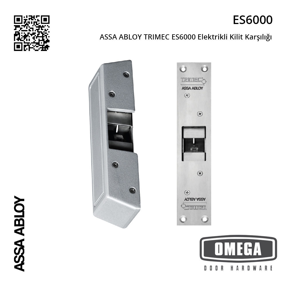 ASSA ABLOY TRIMEC ES6000 Elektrikli Kilit Karşılığı - Omega Door Hardware