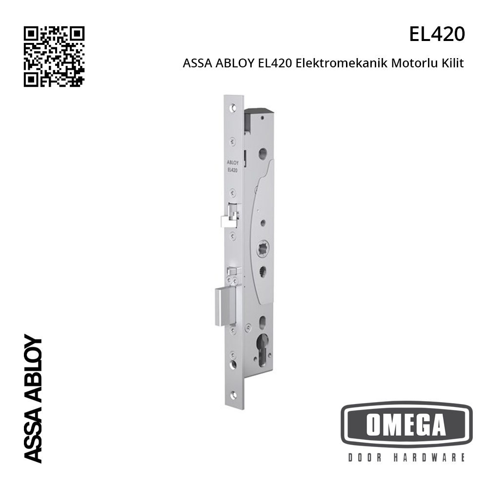 ASSA ABLOY EL420 Elektromekanik Motorlu Kilit - Omega Door Hardware