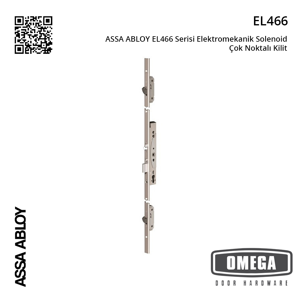 ASSA ABLOY EL466 Serisi Elektromekanik Solenoid Çok Noktalı Kilit ...