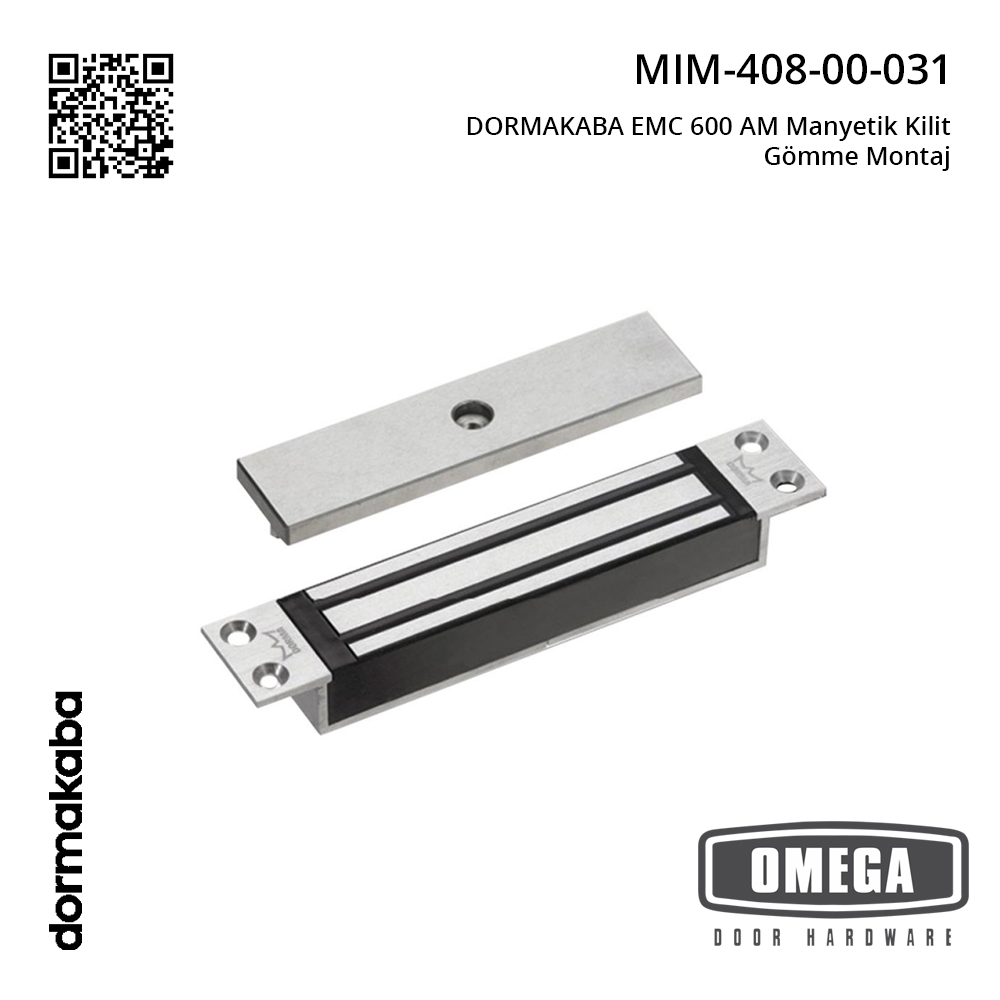 DORMAKABA EMC 600 AM Manyetik Kilit - Gömme Montaj - Omega Door Hardware