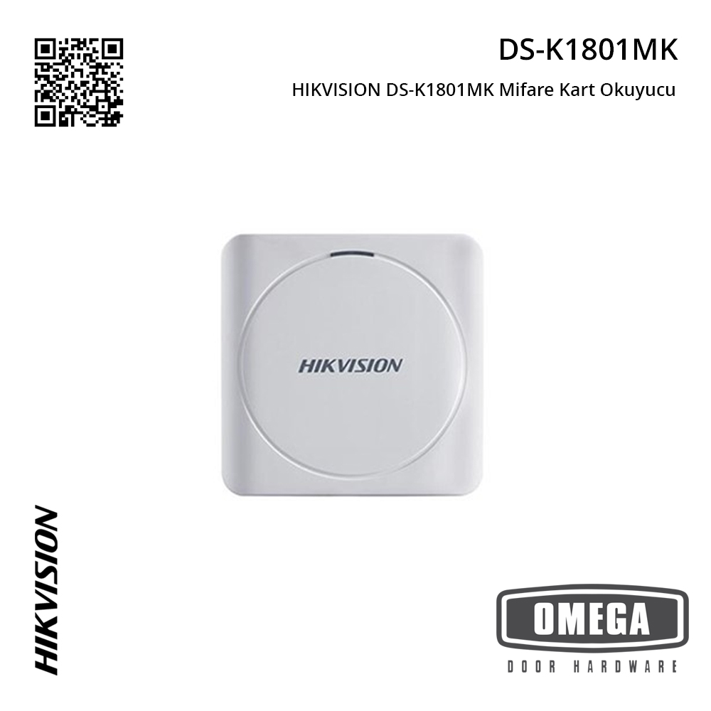 HIKVISION DS-K1801MK Mifare Kart Okuyucu - Omega Door Hardware