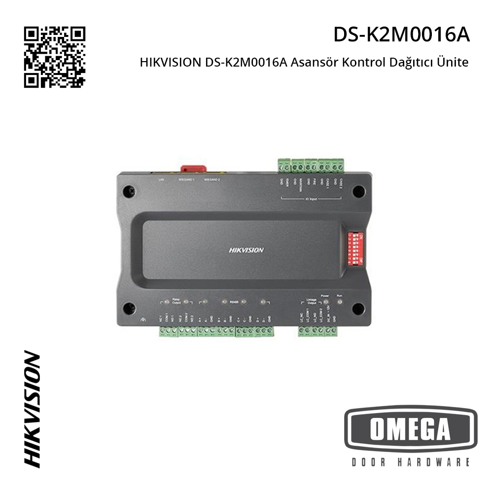HIKVISION DS-K2M0016A Asansör Kontrol Dağıtıcı Ünite - Omega Door Hardware