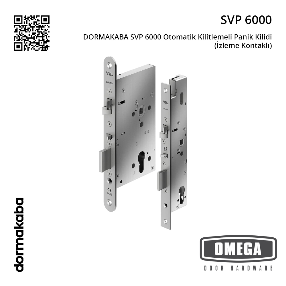 DORMAKABA SVP 6000 Otomatik Kilitlemeli Panik Kilidi (İzleme Kontaklı ...