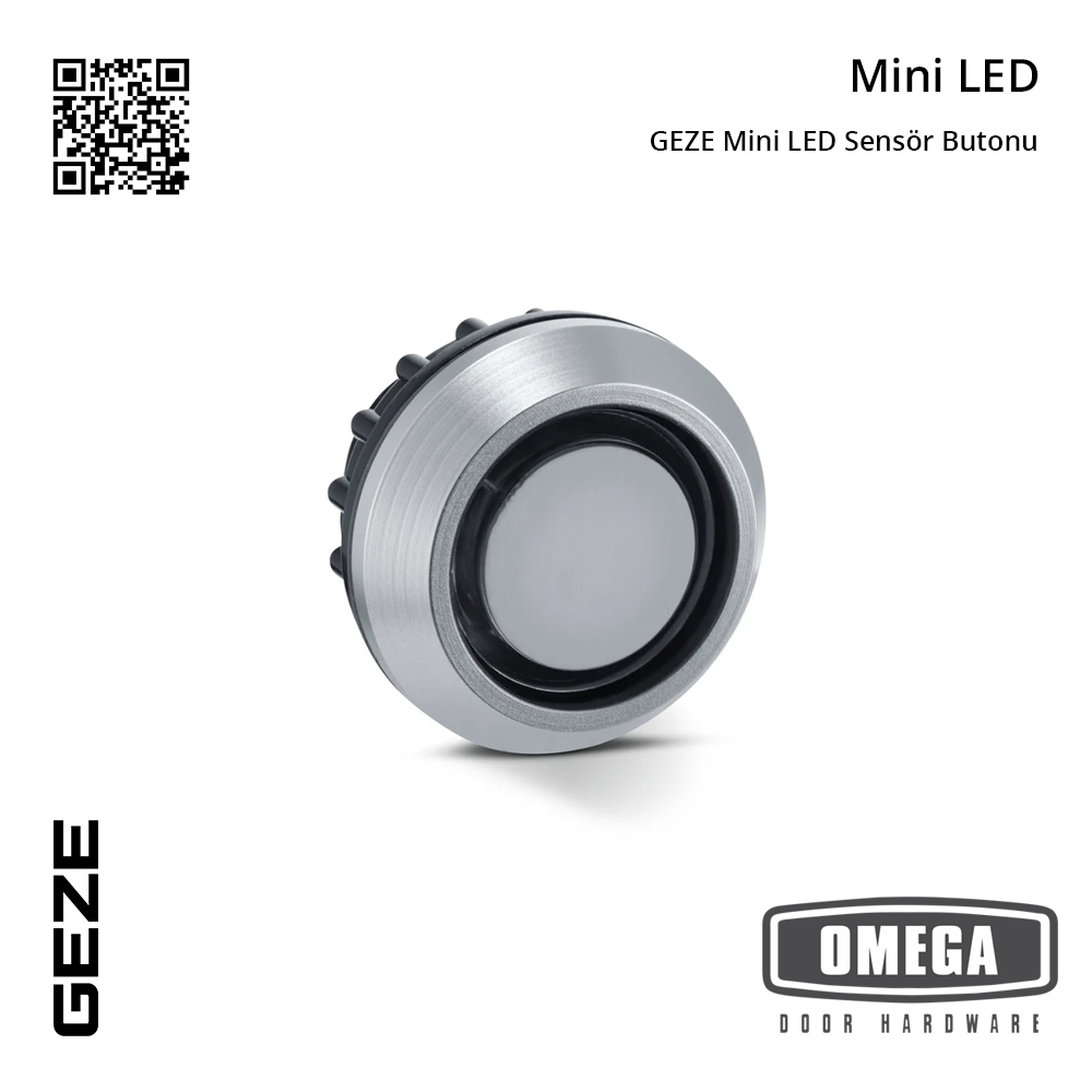 GEZE Mini LED Sensör Butonu - Omega Door Hardware