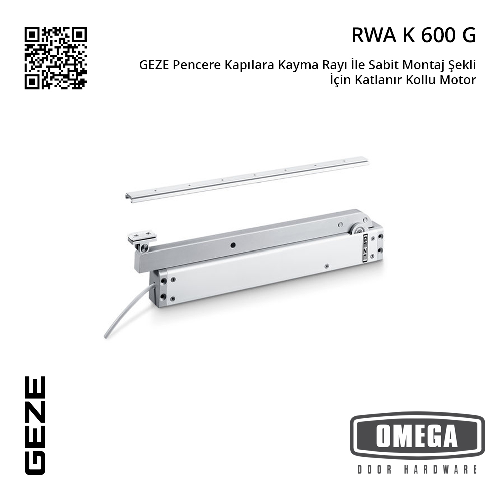 GEZE Pencere Kapılara Kayma Rayı İle Sabit Montaj Şekli İçin Katlanır ...
